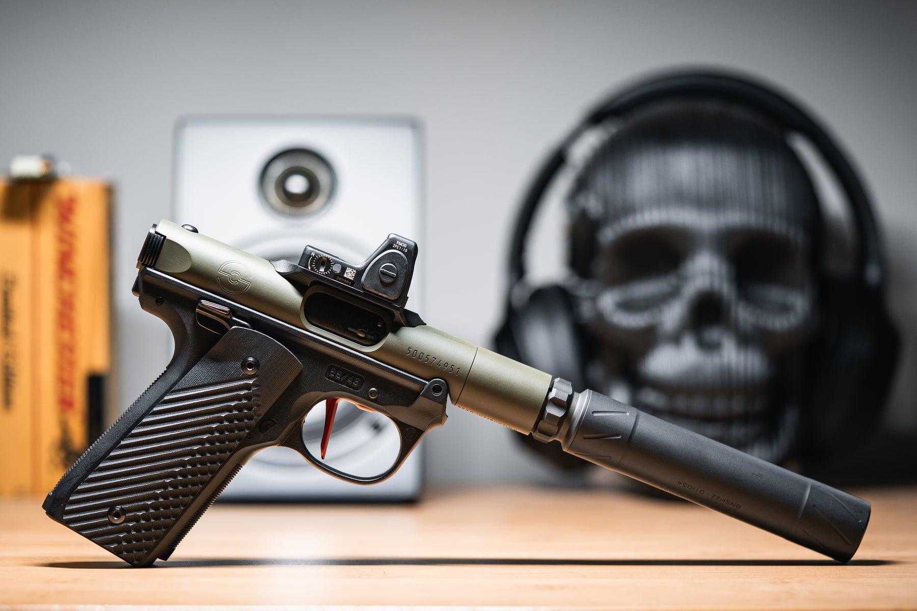 Low Profile Red-Dot Mount, Ruger Mark Series (RMR, Holosun), SSH Compa ...